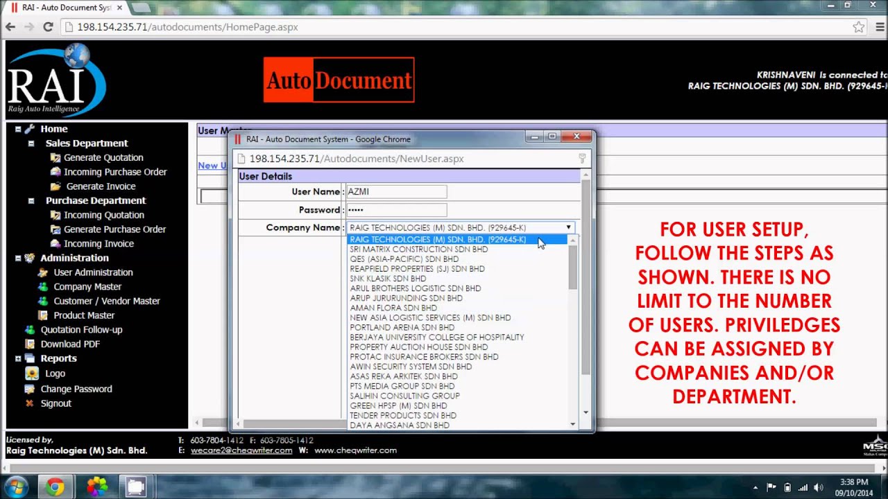 1st. AUTODOCS tutorial on Setup - YouTube