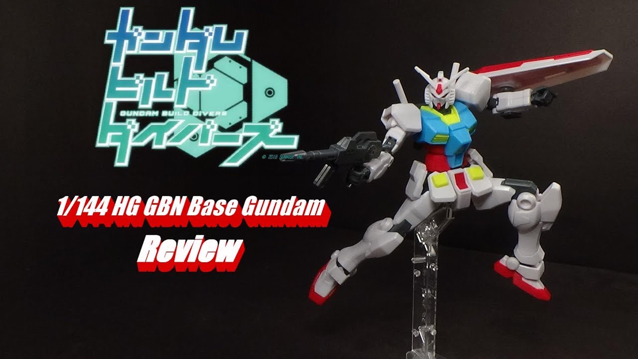 1/144 HG GBN Base Gundam Review - YouTube