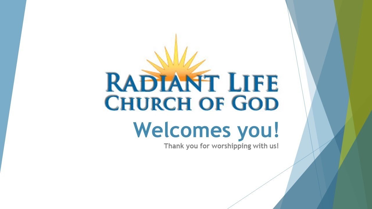 WELCOME TO RADIANT LIFE CHURCH OF GOD Live Stream 10/23/2022. - YouTube
