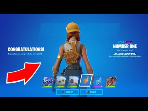 How To Get Golden Number 1 Backbling For Free In Fortnite ( Fncs ...