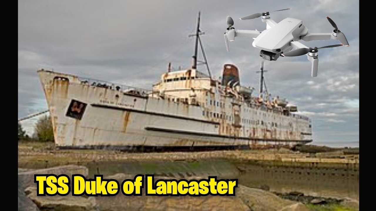 TSS Duke of Lancaster Drone Footage DJI MINI shipwreck - YouTube