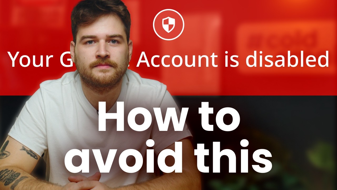 How to avoid Google's "Your account is disabled" screen when cold ...