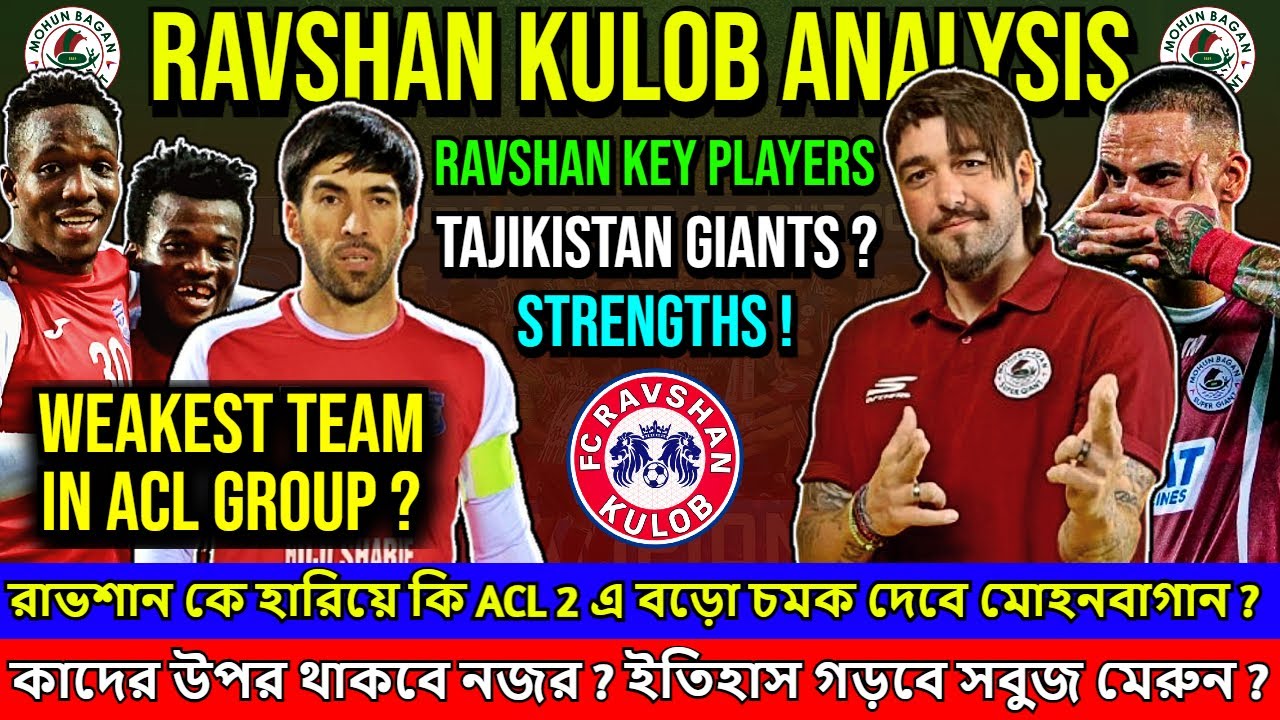 ACL 2 তে মহাযুদ্ধে নামছে Mohun Bagan!😍Ravshan Kulob কেমন দল😯Key Players ...