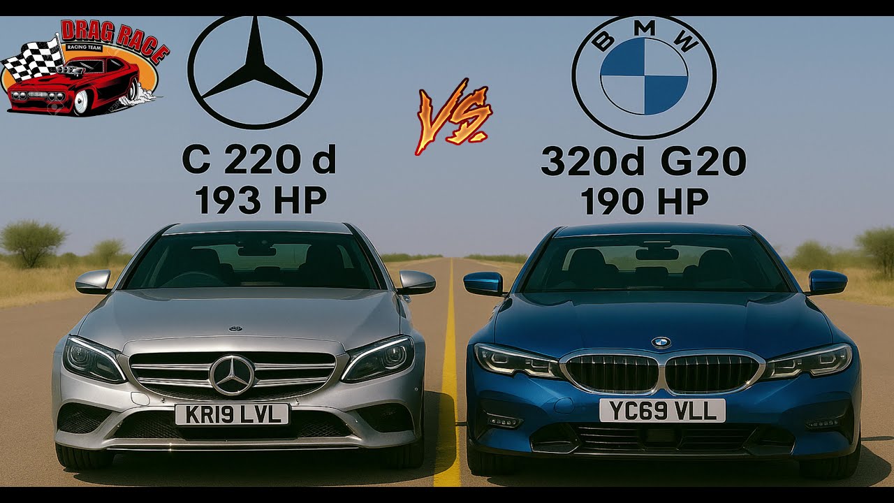 Mercedes C220d vs BMW 320d G20 – 190 HP Diesel Duel! | Comfort or ...