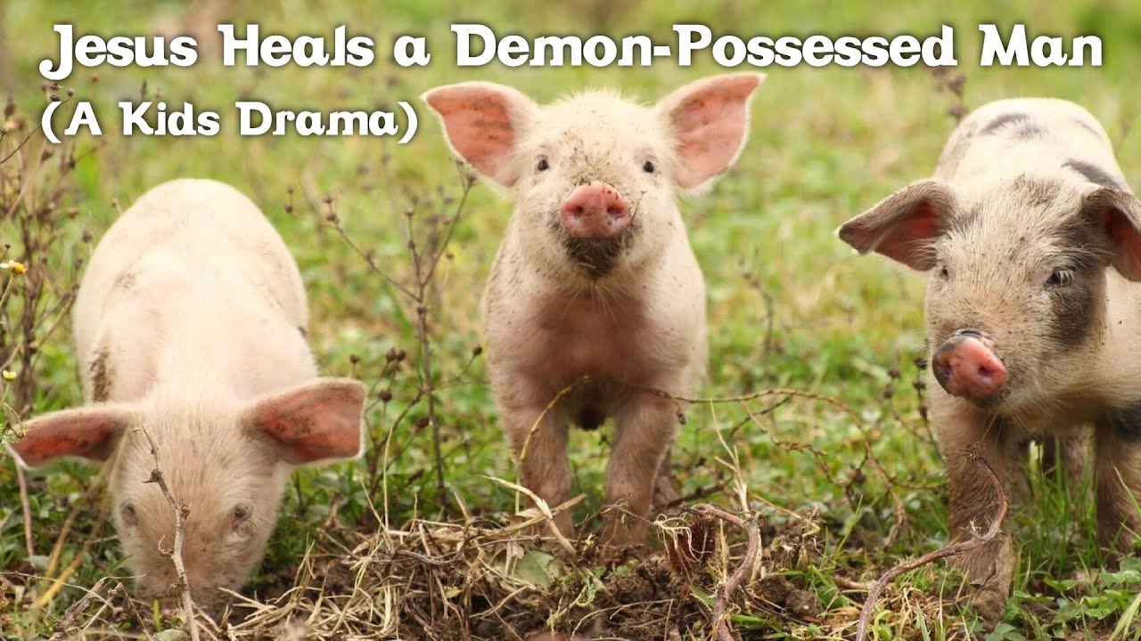 Jesus Heals a Demon Possessed Man (A Kid's Drama) - YouTube