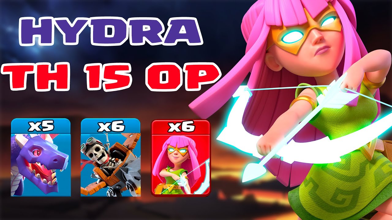 HYDRA TH15 | HYDRA SUPER ARCHER CLONE | CLASH OF CLANS - YouTube