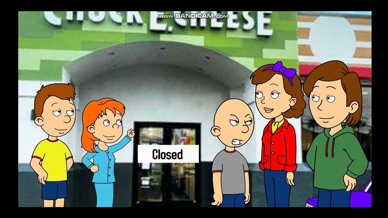 Classic Caillou Misbehaves at Chuck-E-Cheeses/Grounded - YouTube