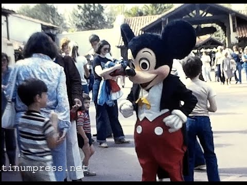 Disneyland California Super 8 Home Movie 1970 Mickey Mouse Minnie Mouse ...
