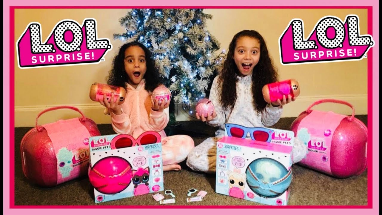 OUR BIGGEST EVER HUGE LOL UNWRAPPING HAUL WITH BIGGER SURPRISES| - YouTube