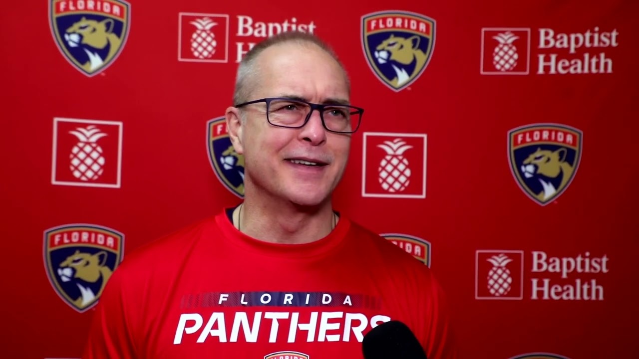 Paul Maurice, Florida Panthers: October 22, 2022 - YouTube