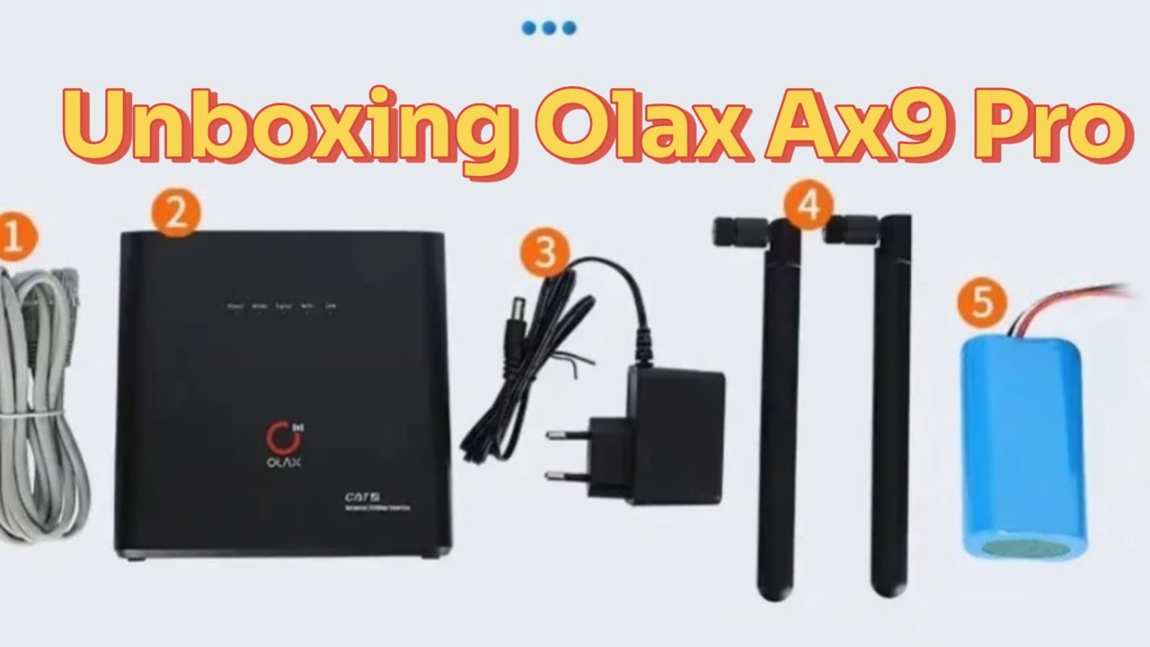 Unboxing Modem Wifi Olax AX9 Pro Band 28 - YouTube