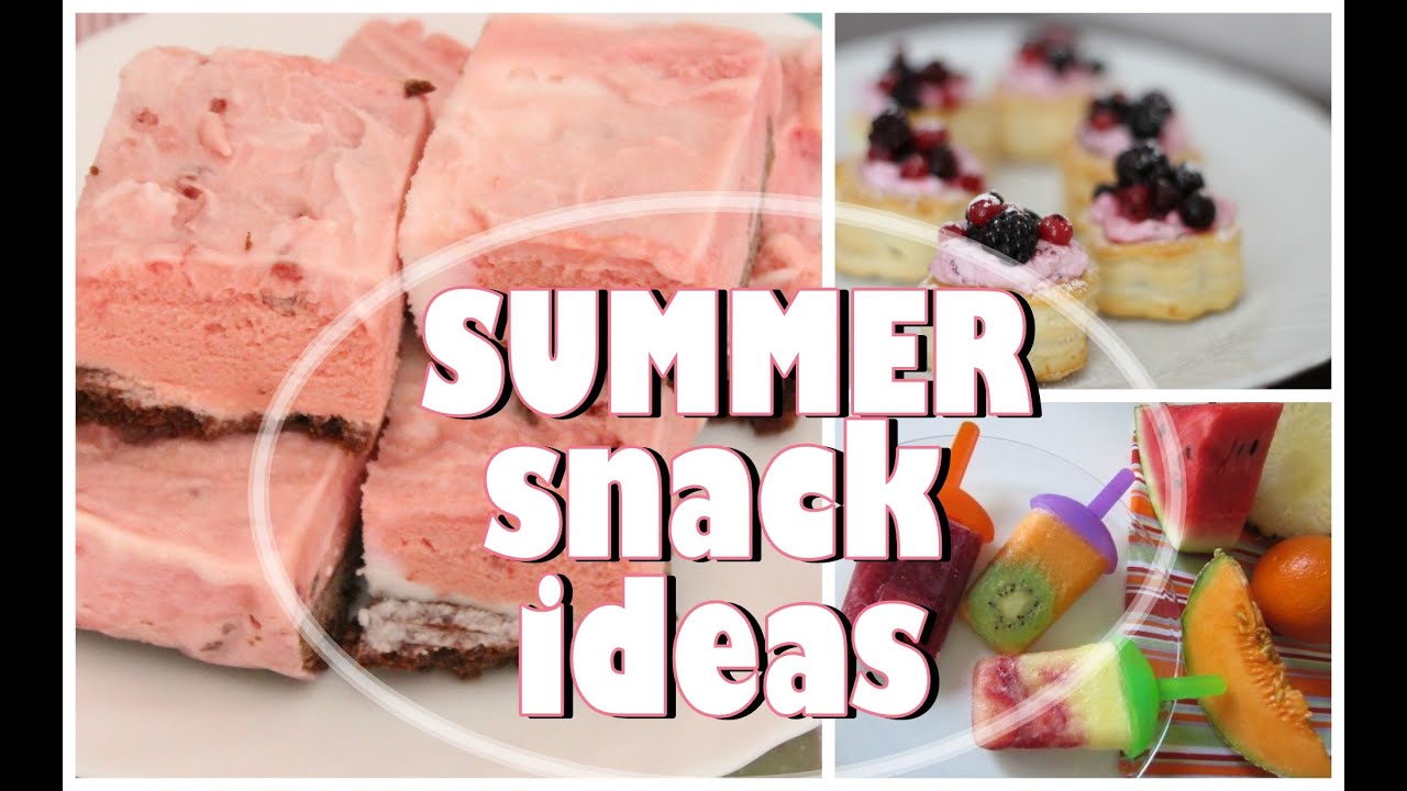 SNACK ESTIVI PREFERITI! Summer snack ideas | Le Ricette di Jennifer ...