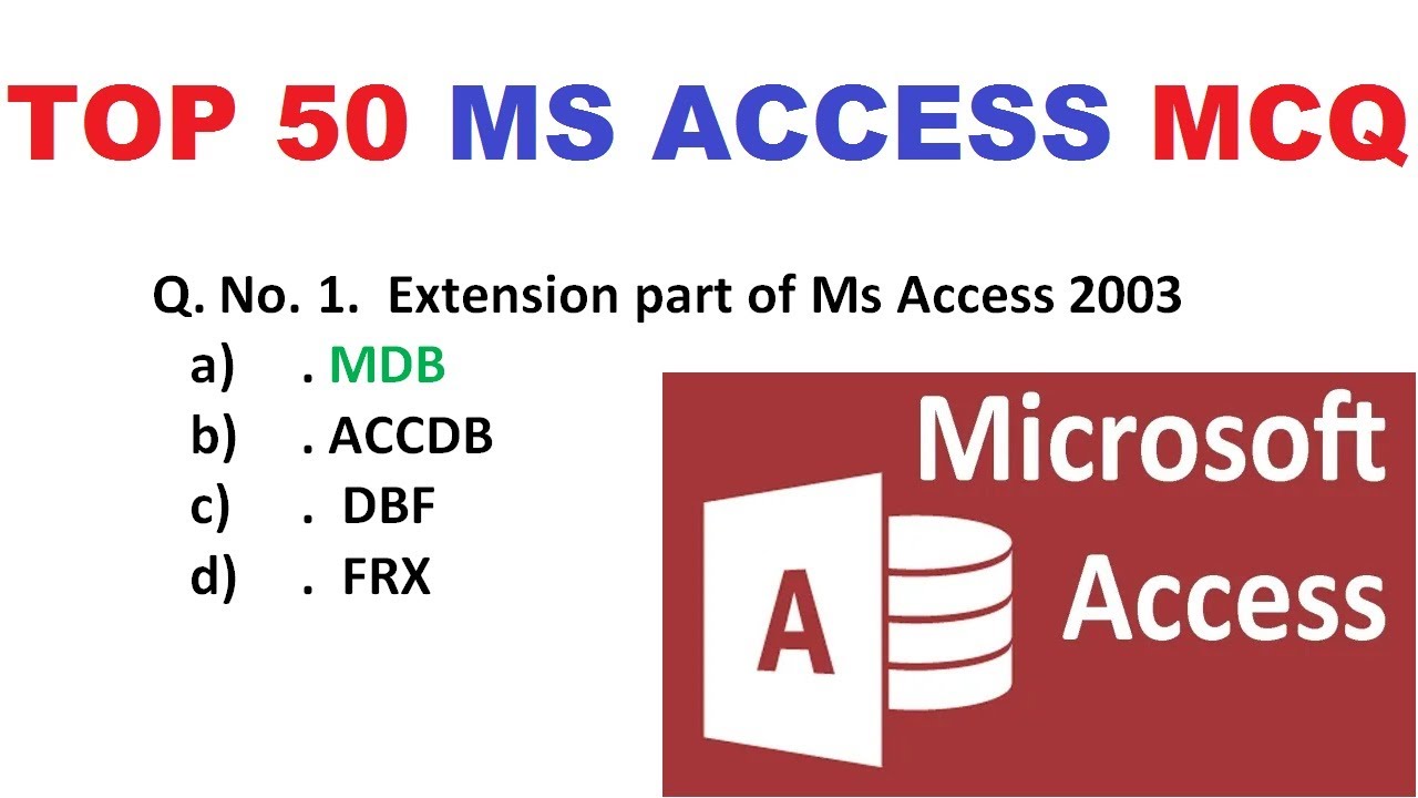 Top 50 MS Access MCQ Questions And Answer Microsoft Office MS top-50-ms-access-mcq-questions-and-answer-microsoft-office-ms