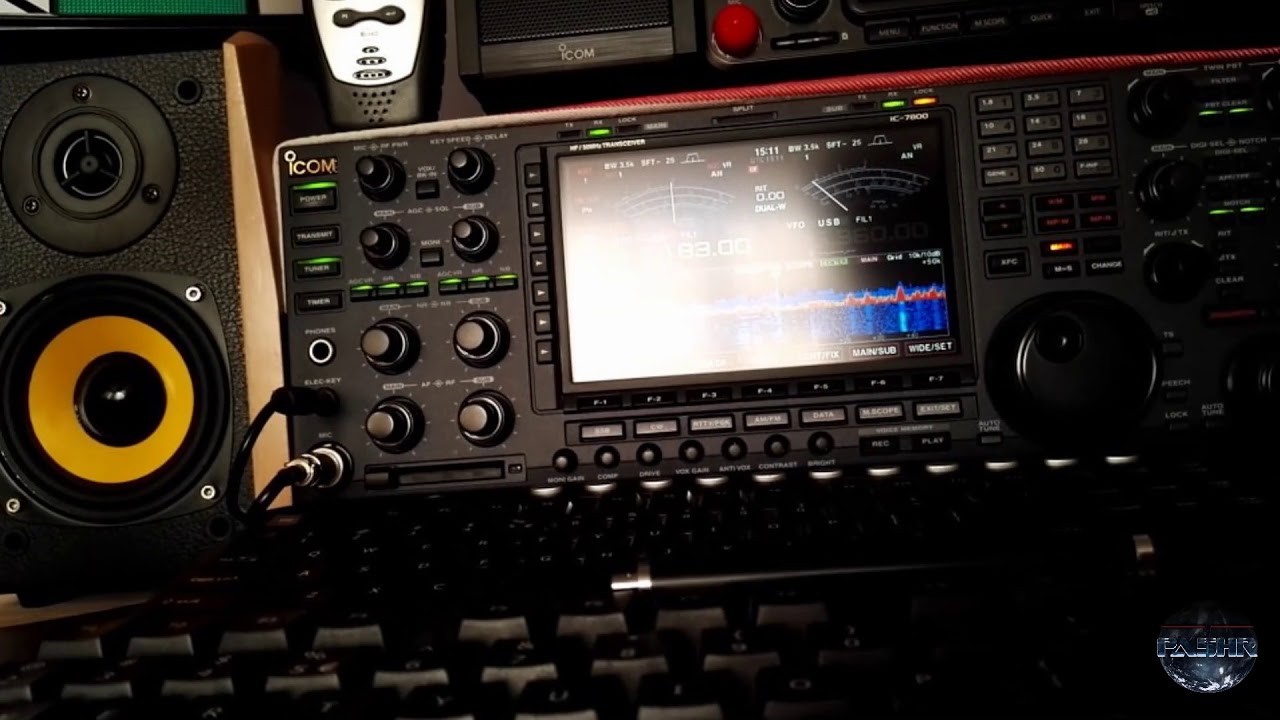 My ICOM with the New Front Panel - YouTube