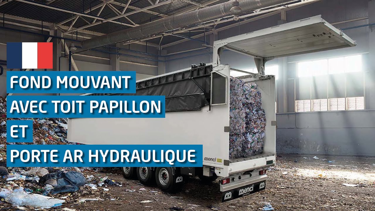 Fond mouvant avec toit papillon porte AR hydraulique - YouTube