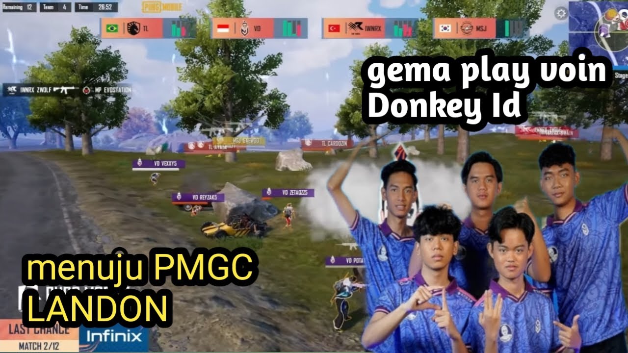 Reaksi para Streamer ketika voin Donkey wwcd 21 kill | PUBG MOBILE ...