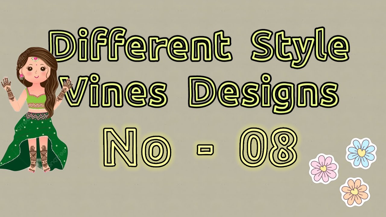 # Different style vines Designs # suba mehndi class 👌 ♥️ - YouTube