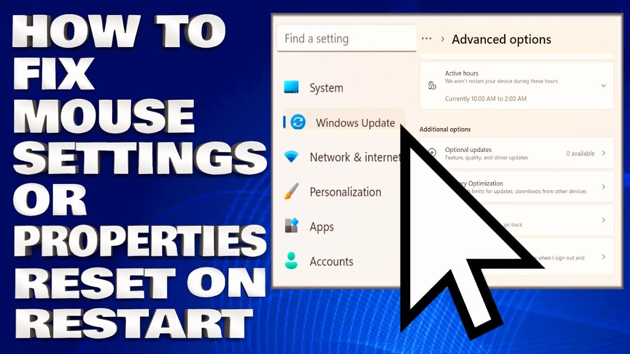 How To Fix Mouse Settings or Properties Reset on Restart [Solution ...