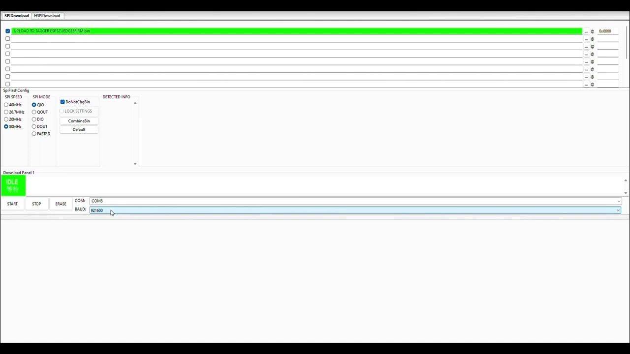 Uploading Bin File Firmware To Esp32 Youtube