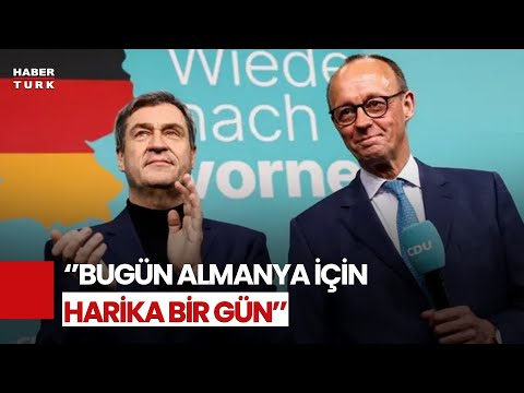 Almanya'daki Seçimin Galibi Merz'e Tebrik Mesajları