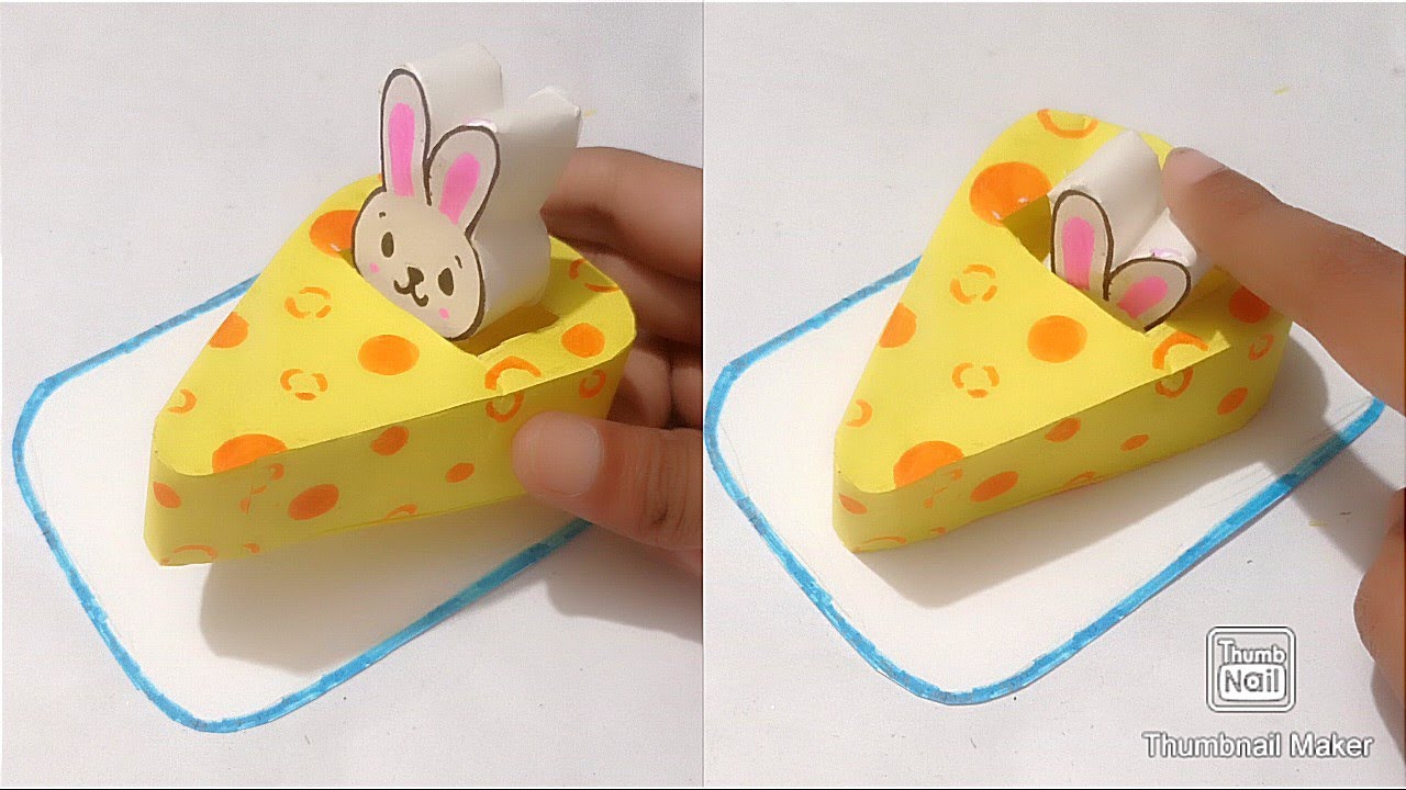 PAPER POP IT | How to make diy rabbit pop it | mini rabbit fidget toy ...