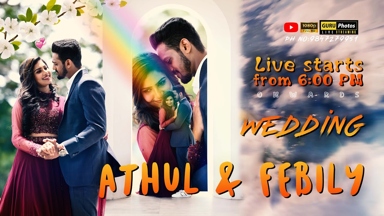 | Athul & Febily | Wedding Reception | 30-04-2023 | Perumpilly | Live ...