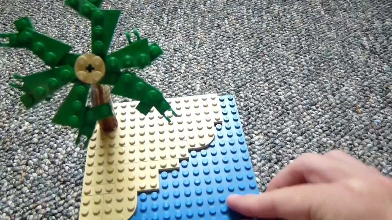 Lego Palm Tree Tutorial - YouTube