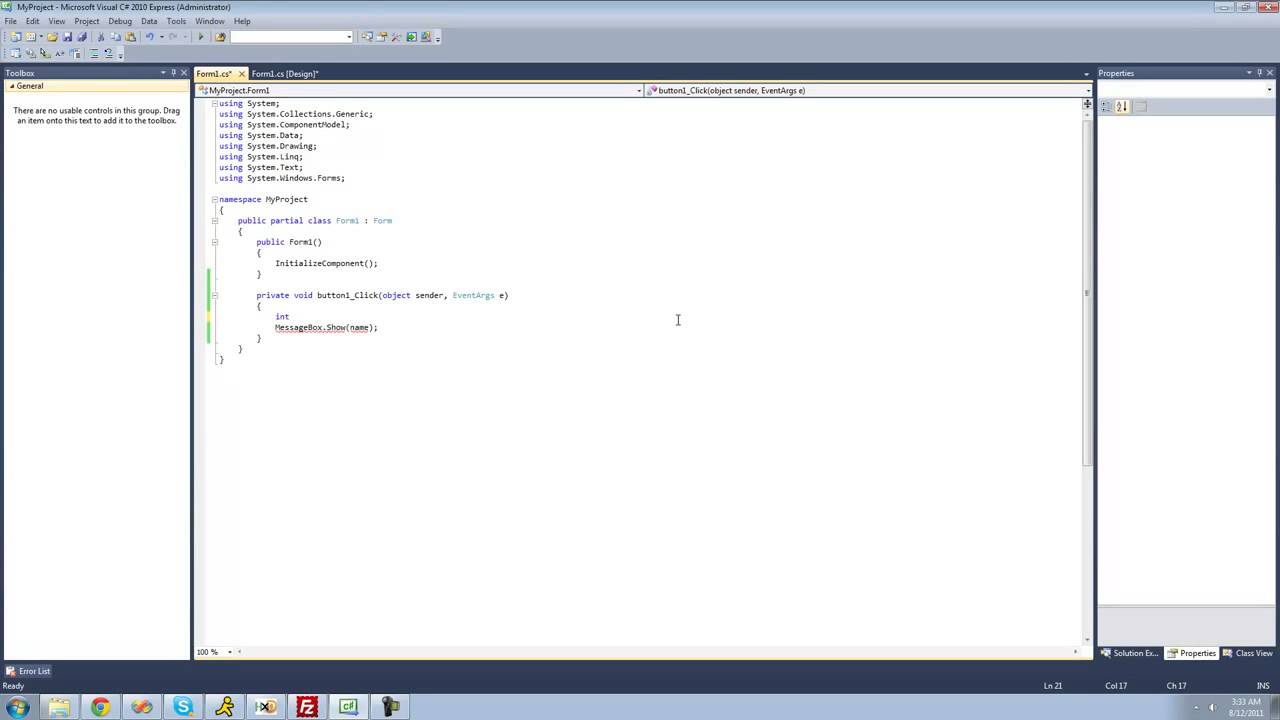 C# - Variables and Expressions - YouTube
