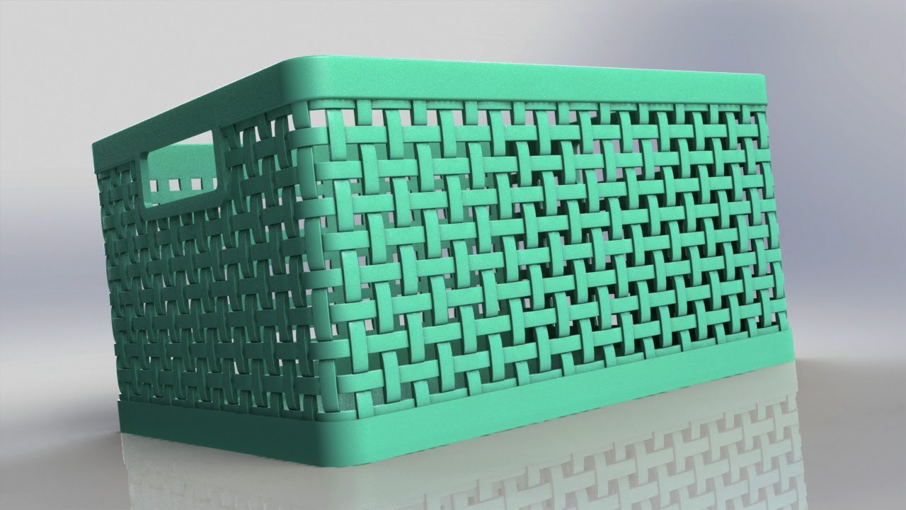 Solidworks: Plastic Box (6) - YouTube
