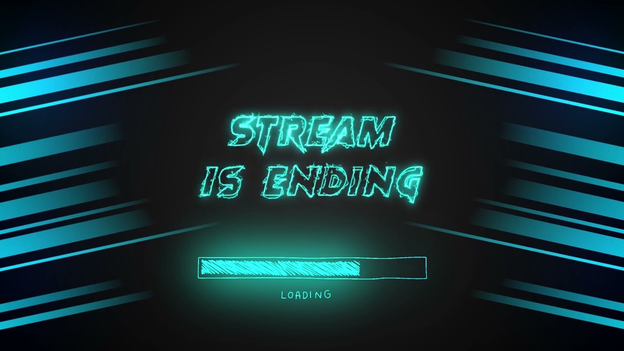 FREE TO USE GAMING STREAM ENDING TEMPLATE | GAMING STREAM OVERLAY - YouTube