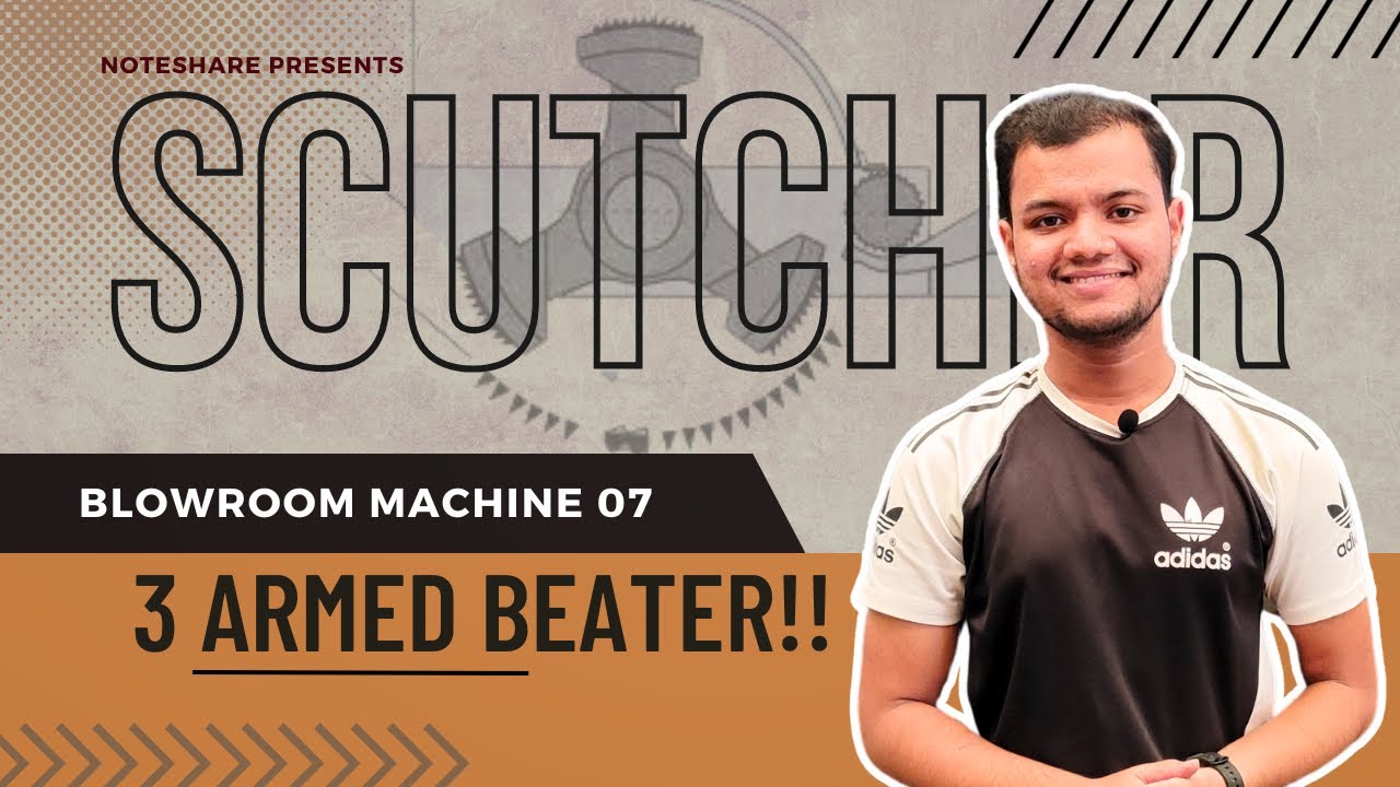 Scutcher | Blowroom machine 7| Kirschner Beater | spinning | yarn ...