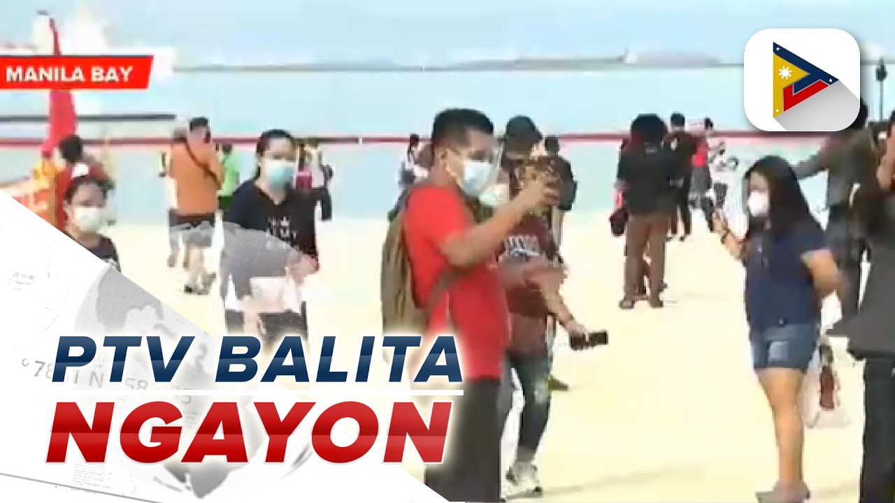 #PTVBalitaNgayon | White sand beach sa Manila Bay, dinagsa - YouTube