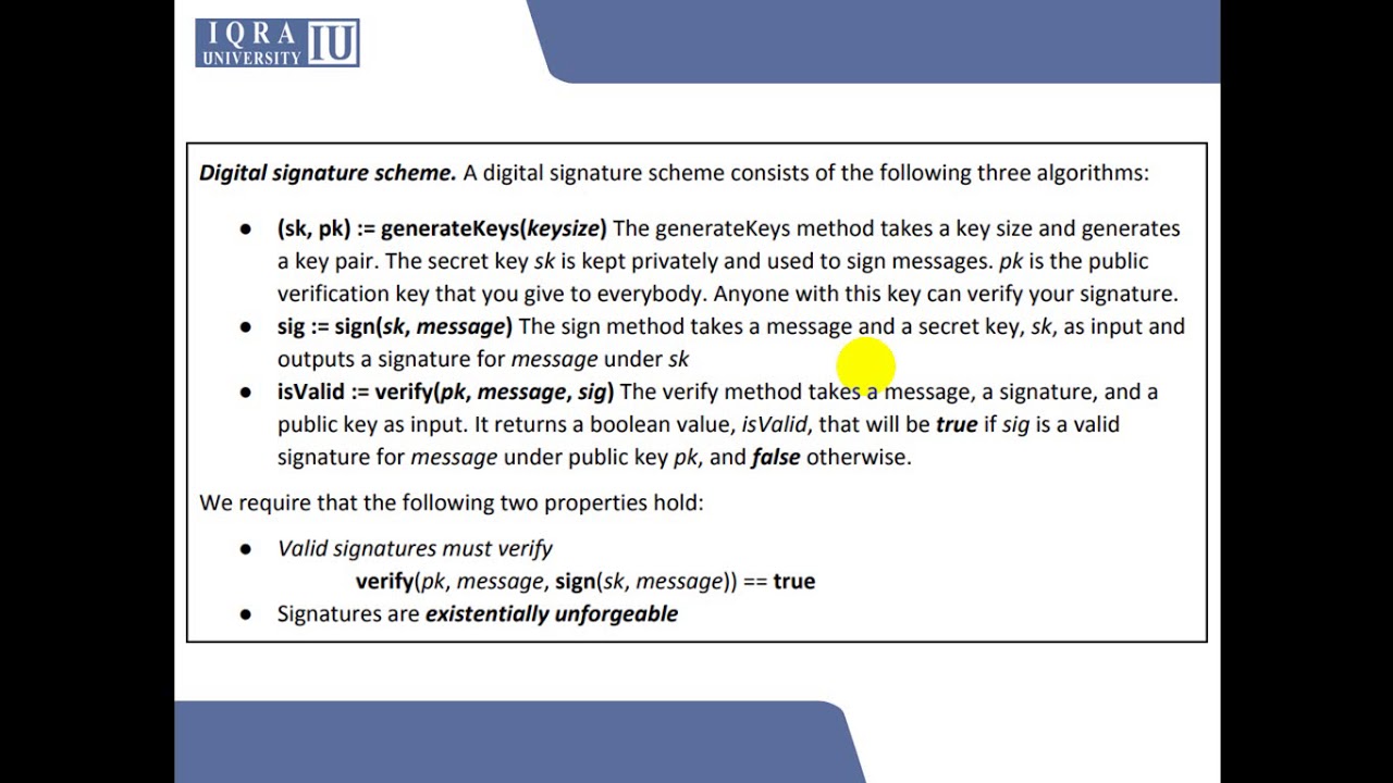 Digital Signature - YouTube