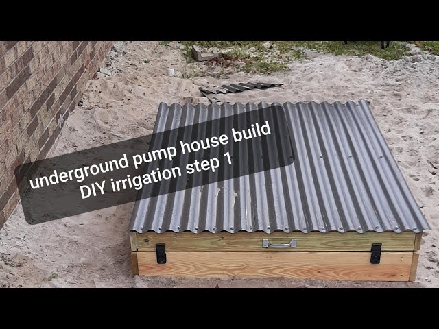 Underground Well Pump House Designs Underground Water Pump Stock
