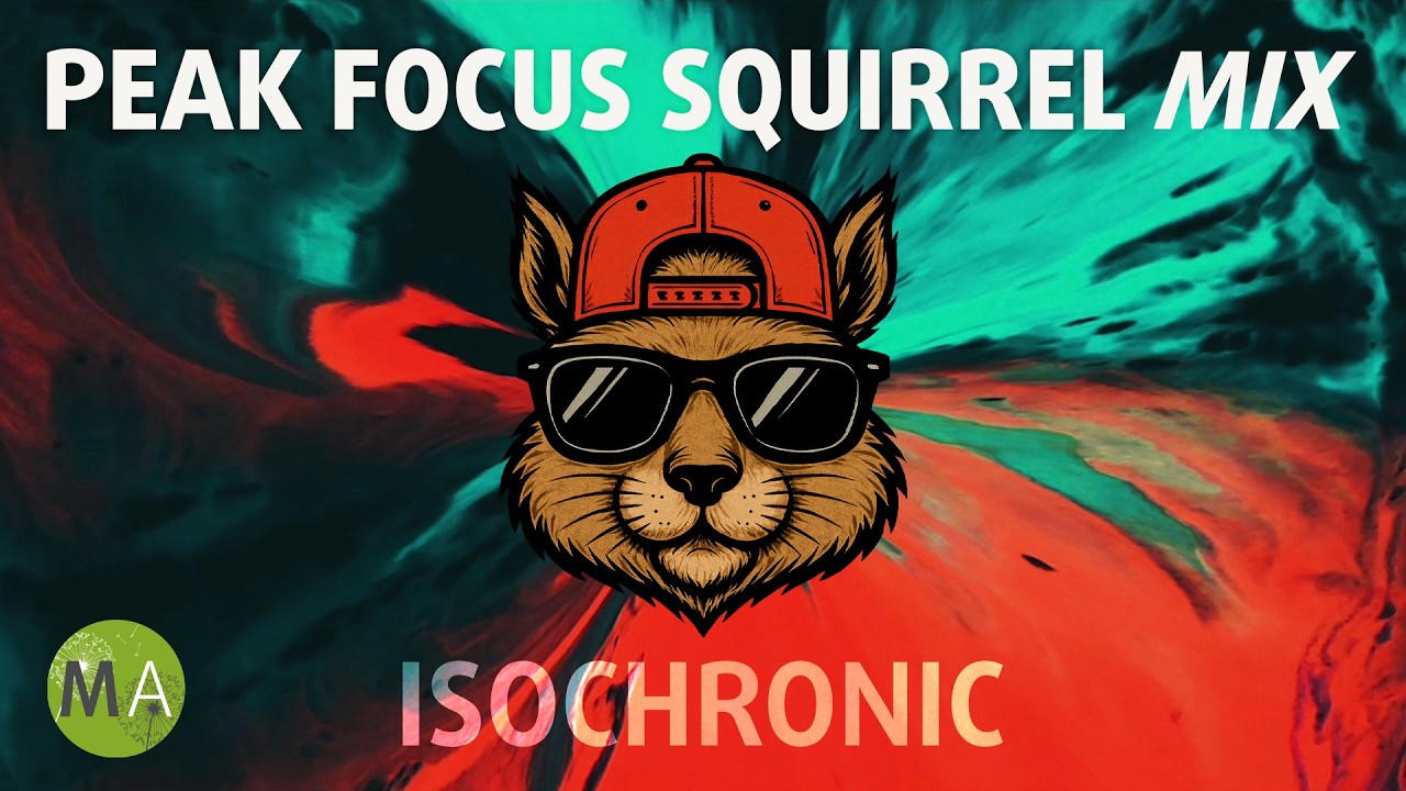 Peak Focus Minimal Techno Squirrel Mix with Beta Wave Isochronic Tones ...