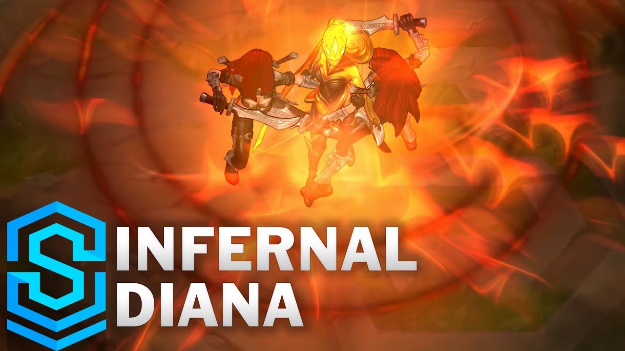Infernal Diana (2019) Skin Spotlight - League of Legends - YouTube