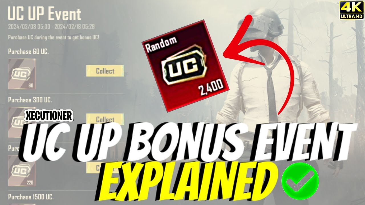 200% Bonus UC Trick? UC UP Bonus Event Explained | Got 5550 UC from the ...