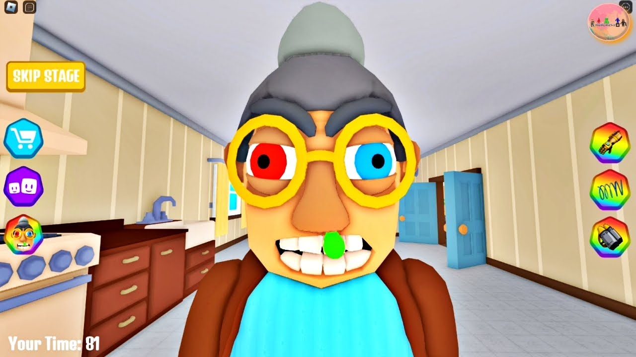 TEAM GRANDMA ESCAPE! ( TEAWORK OBBY ) NEW FULL ROBLOX GAMEPLAY REAL ...