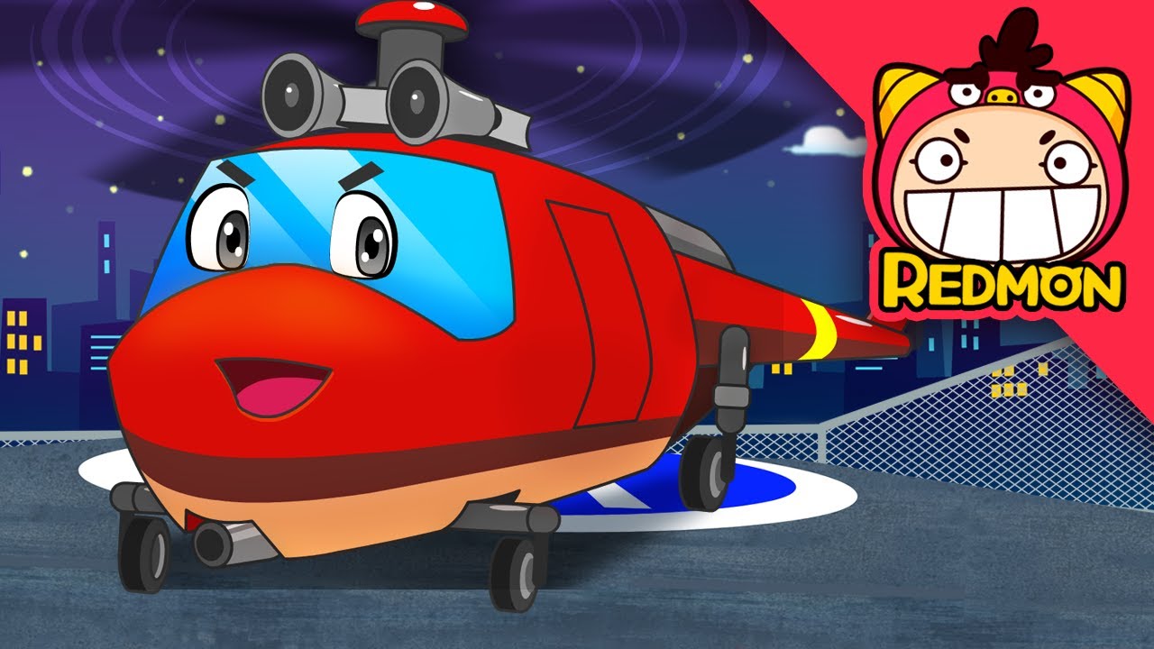 Blippi Fire Helicopter Song / Blippi explores the fire station and fire ...