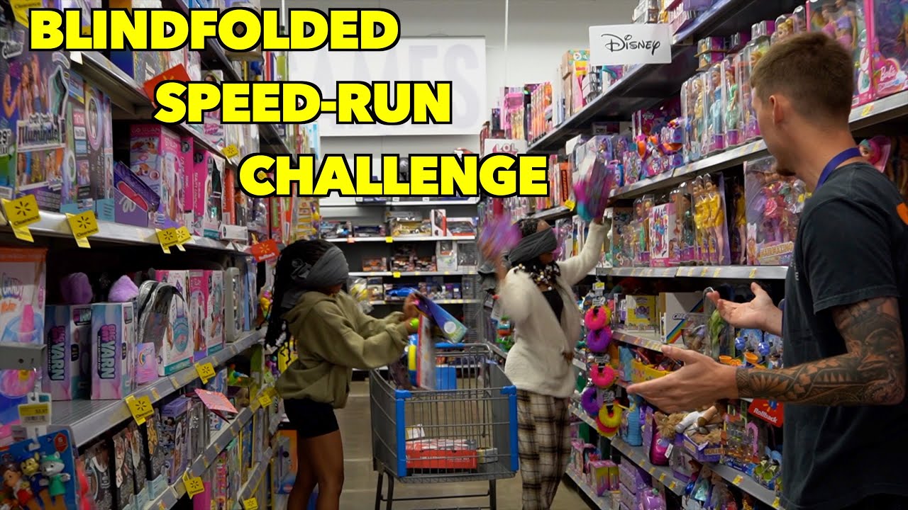 Blindfolded Speed-Run Challenge - YouTube