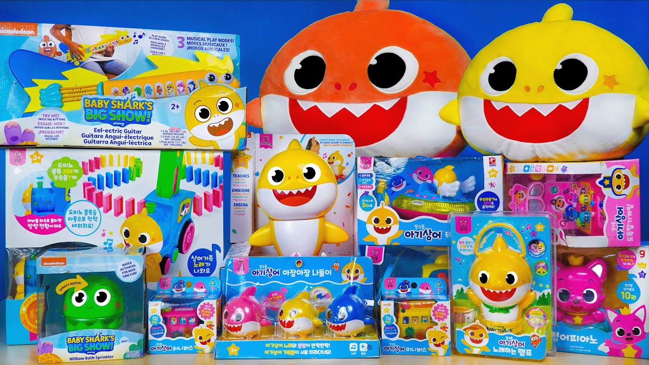113 Minutes BABY SHARK Collection Unboxing - Satisfying Unboxing (ASMR ...