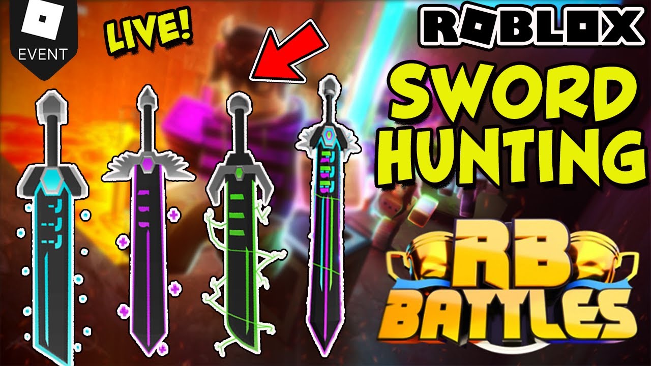 🔴 LET'S GO FIND THESE SWORDS! - RB Battles Event in Roblox - Unlocking ...