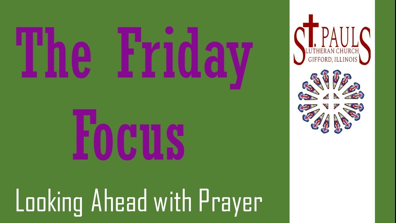 Friday Focus - YouTube