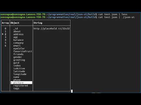JSON explorer : FTXUI + nlohman::json - YouTube