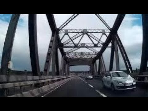Road Trip Drive With Music Over Kincardine Bridge On Outlander Visit To ...