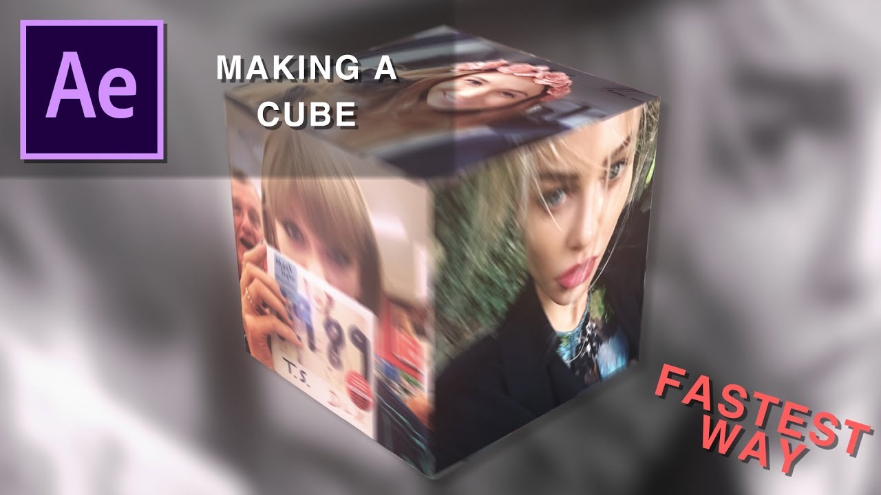 fastest way to make a cube | after effects tutorial - YouTube