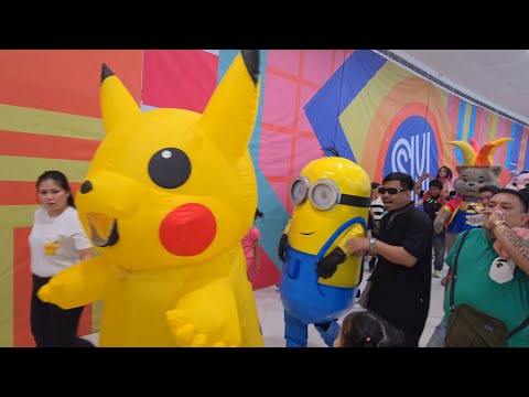 [4K] SM MOA Grand Mascot Parade 2025 with 100 Plus Mascots (Close-up Shot Inside the Mall)