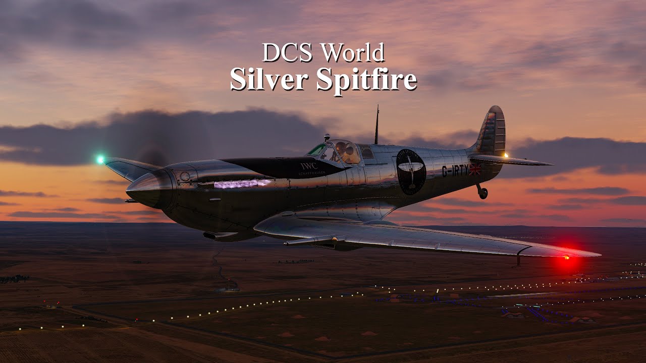 DCS World Silver Spitfire Livery - English Subtitles - YouTube