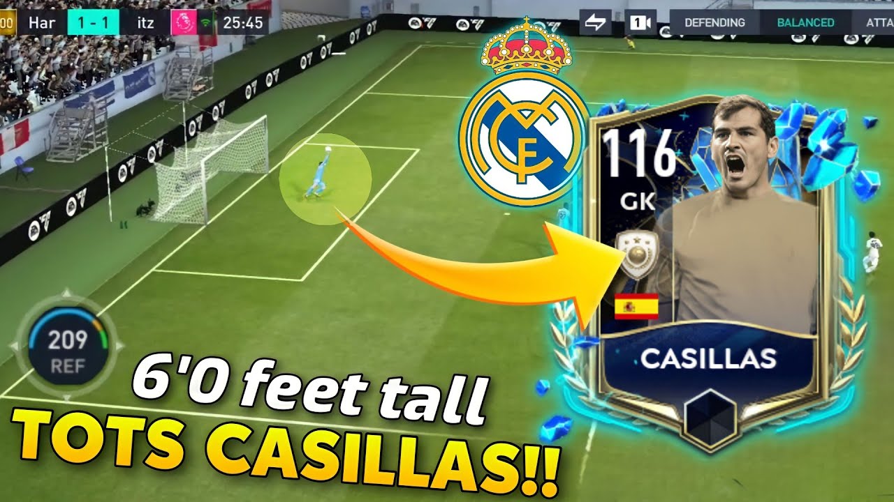 TOTS CASILLAS!! IKER CASILLAS 116 RATED GK REVIEW | NEW ICON TOTS!! IS ...