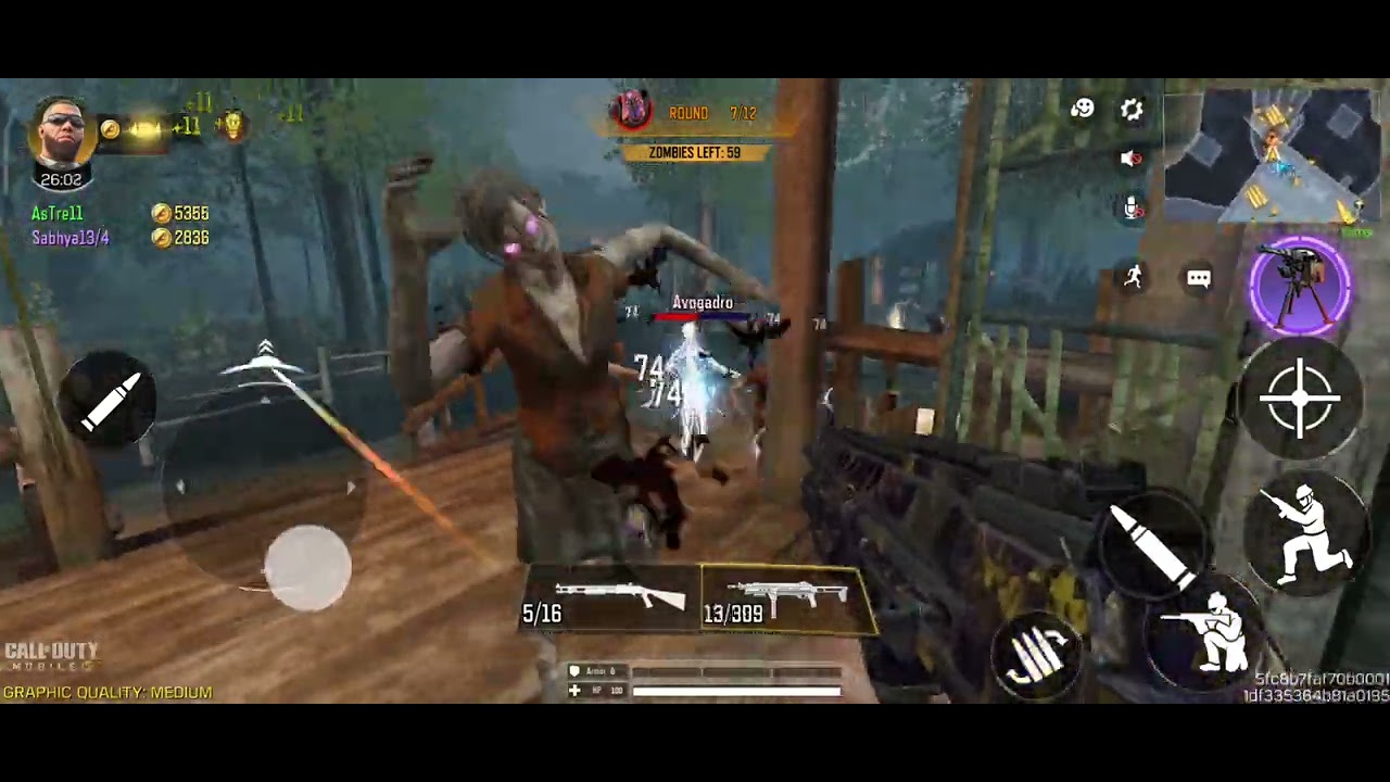 Zombie Classic - Hardcore , COD mobile - YouTube